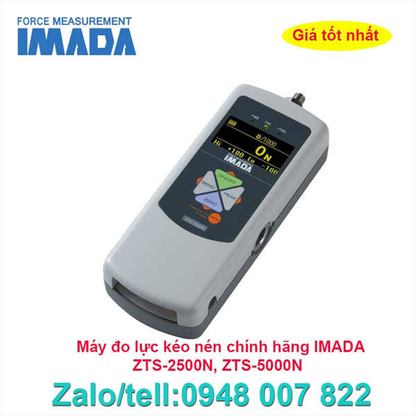 Đồng hồ đo lực kéo nén Imada ZTS-2500N, ZTS-5000N| GIÁ TỐT NHẤT