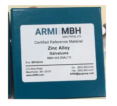 Mẫu chuẩn Galvalume hợp kim nhôm kẽm MBH 45X ZnAl 7 D